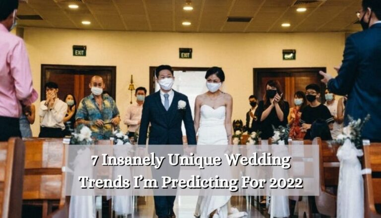 7 Insanely Unique Wedding Trends I’m Predicting For 2026