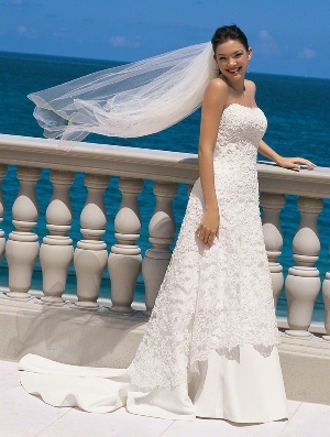 Wedding Dress - Alfred Angelo Collection - 1774 Lace on Net ...