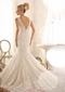 Wedding Dress - Mori Lee Bridal SPRING 2014 Collection: 2605 - Embroidered Lace Appliqués on Net ...